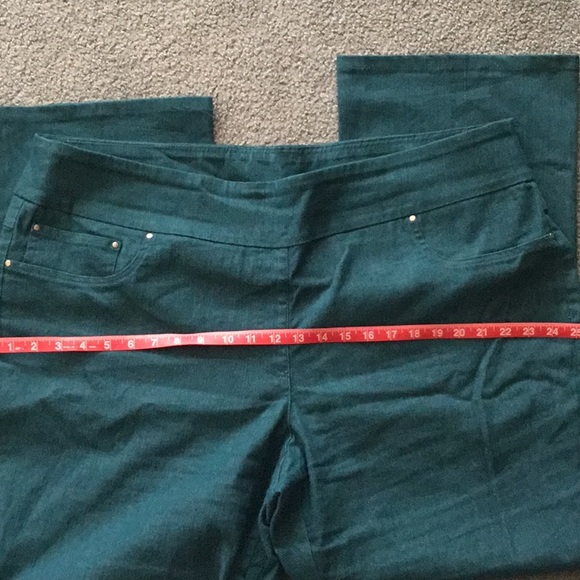 Ruby Rd. | Jeans | Ruby Rd Womens Green Pull On Jeans Size 22w | Poshmark